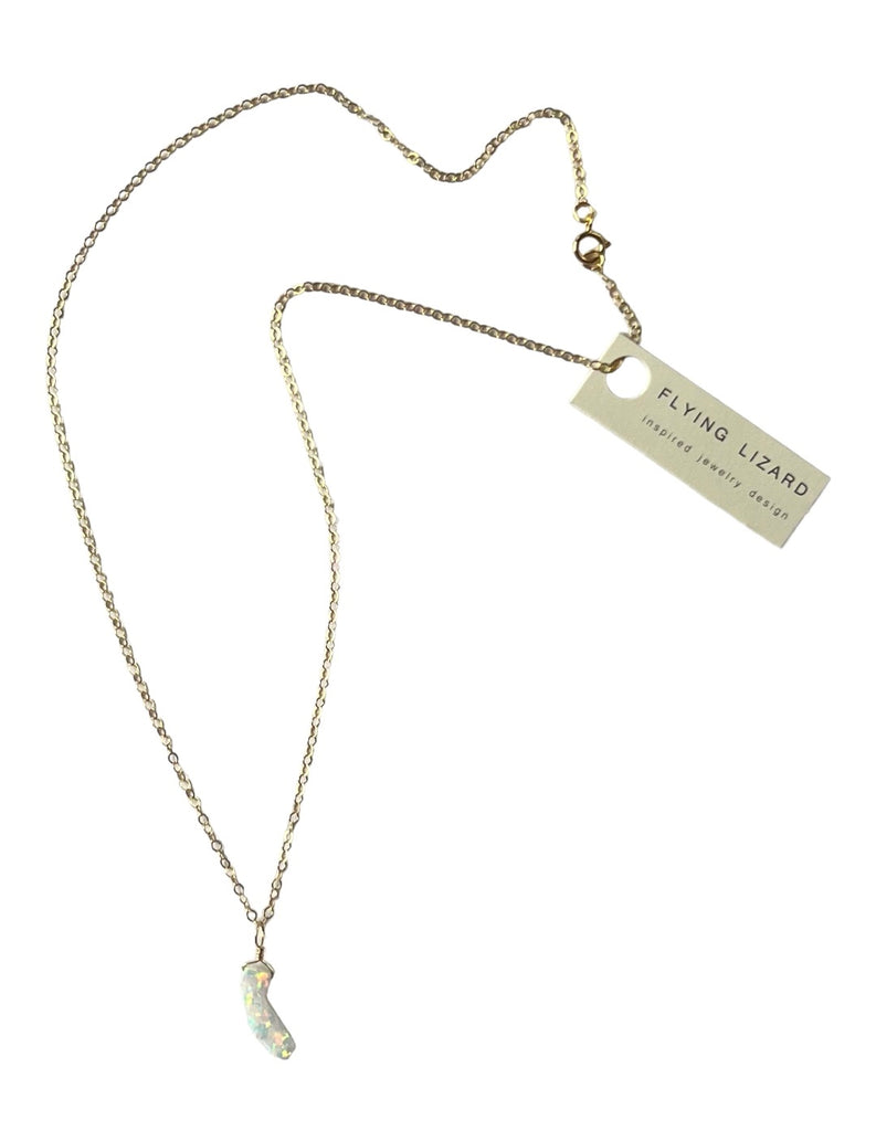 California Opal Gold Necklace – flyinglizard